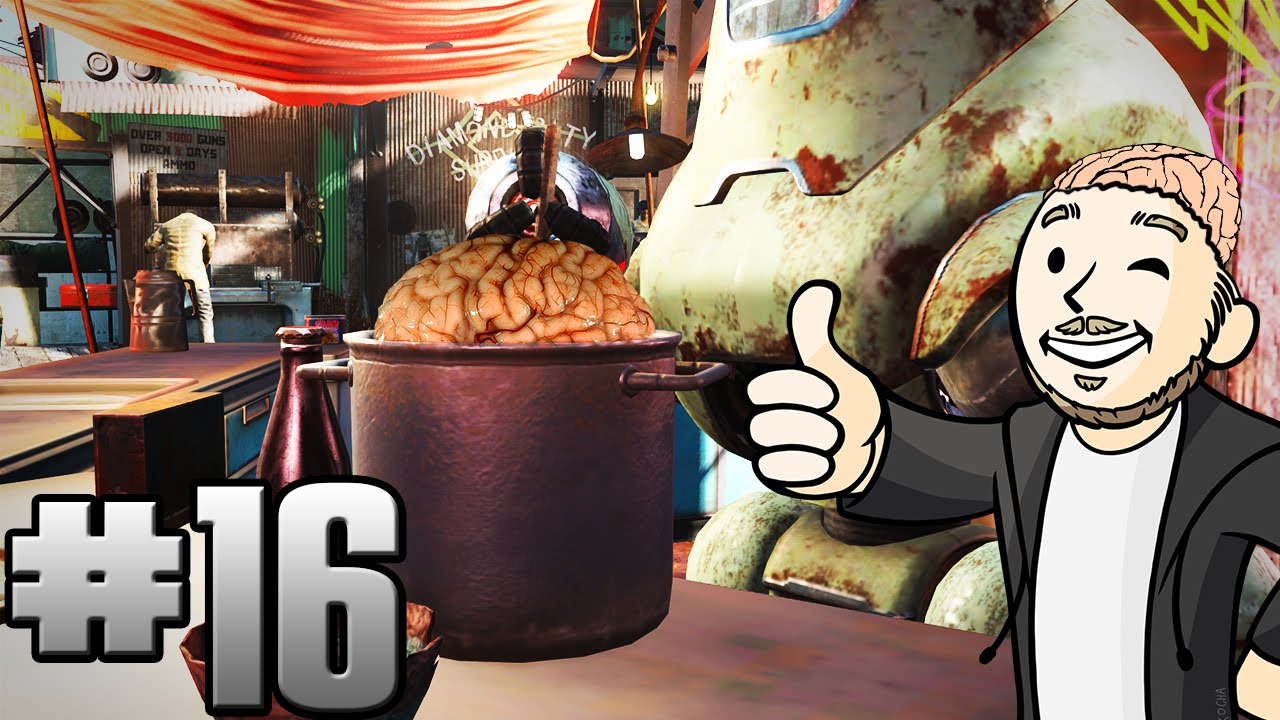 Dark Plays: Fallout 4 [16] - "Brain Noodles" - YouTube