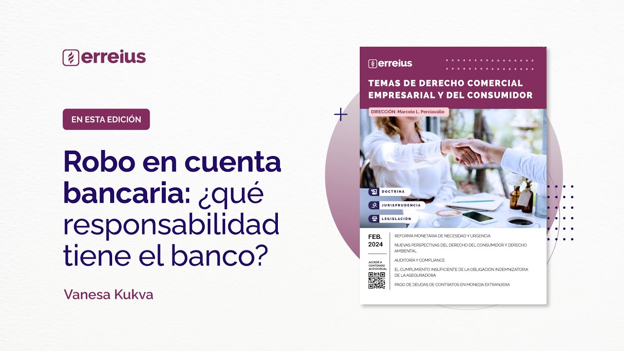 Robo en cuenta bancaria: ¿qué responsabilidad tiene el banco? - YouTube