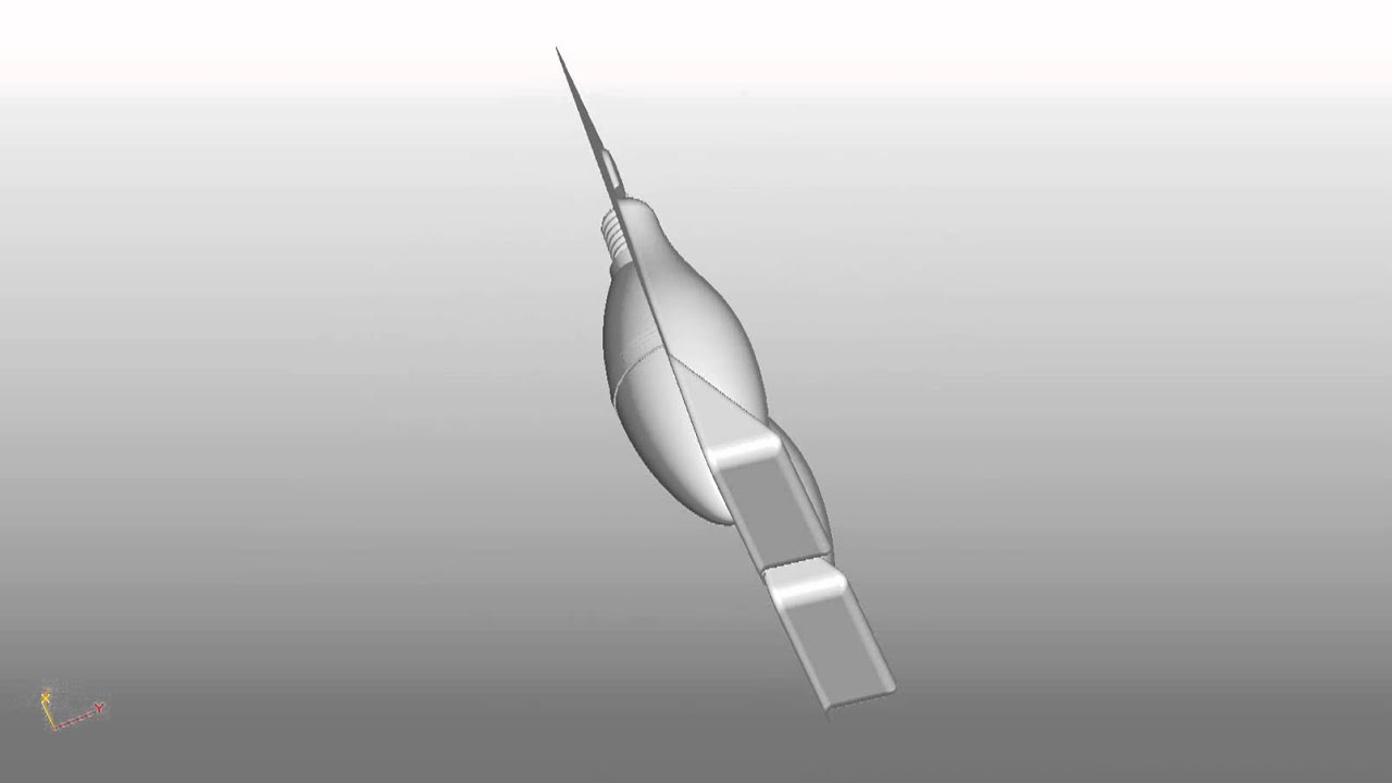 3d design of clamshell packaging for led bulbs - YouTube