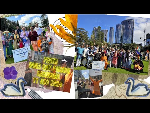 Perth India Day Parade Harinama 11 Aug 2024 - YouTube