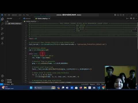 TUTORIAL MEMBUAT DETEKSI WAJAH MENGGUNAKAN PYTHON DAN LIBRARY OPENCV - YouTube