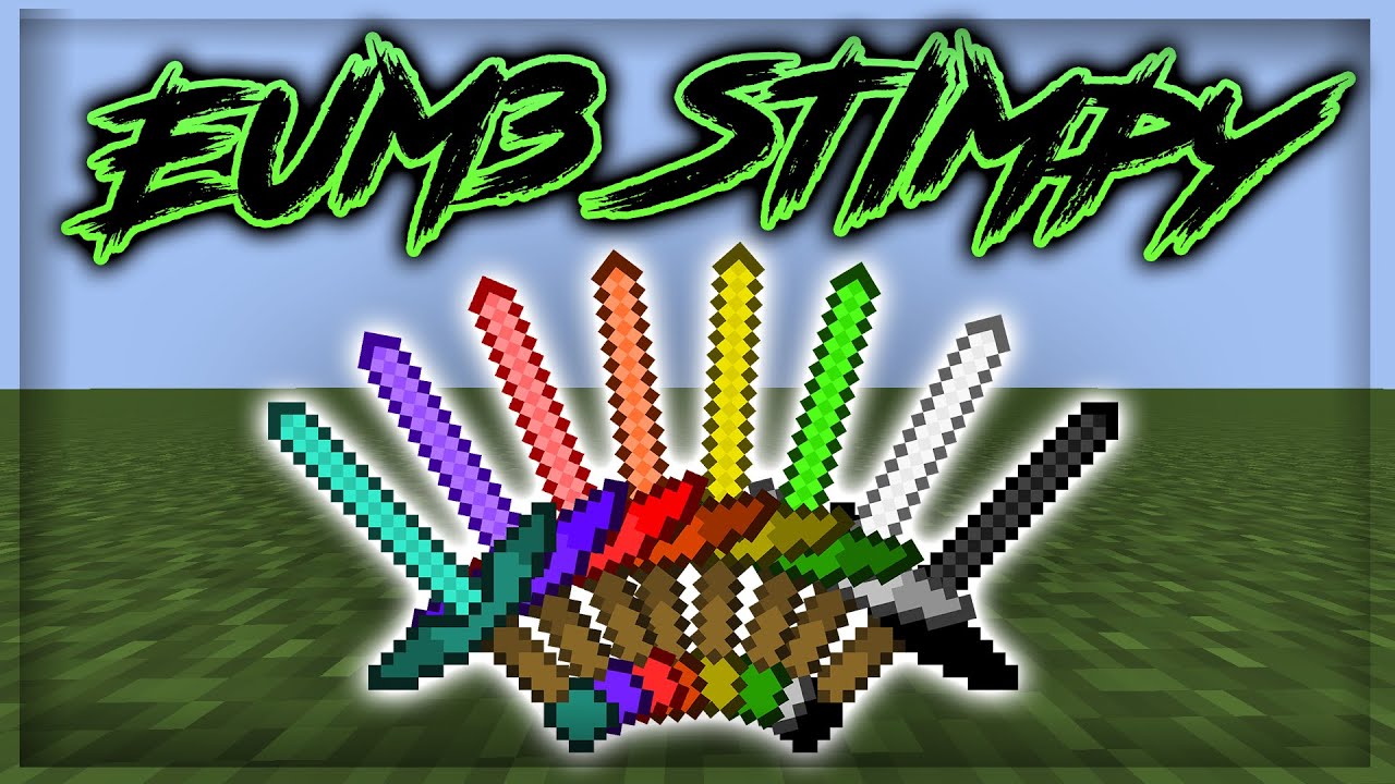 MINECRAFT EUM3 STIMPY ALL COLORS PACK FOLDER - YouTube