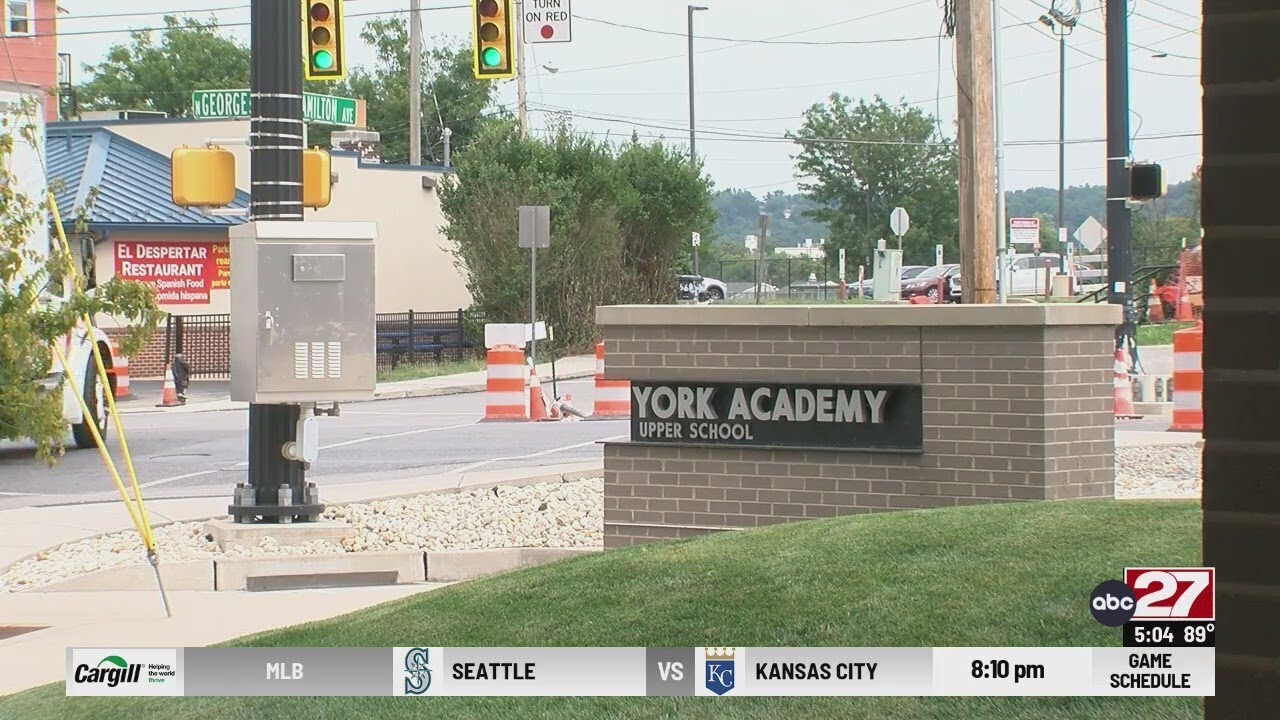 York Academy holds first day of school - YouTube