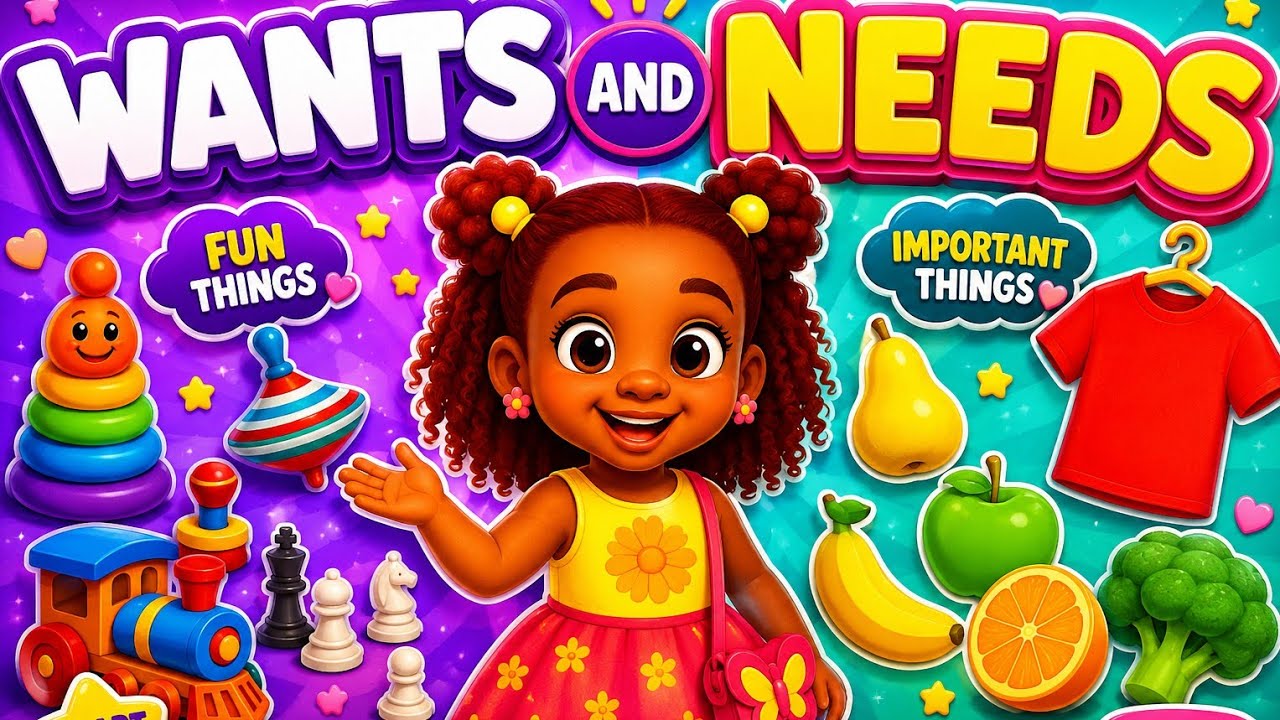 Wants and Needs Song for Kids | Fun Learning Music! #youtubekids # ...