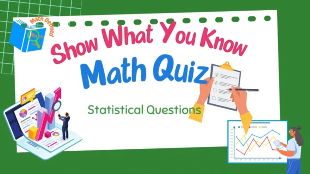 Statistical Questions Quiz| Math Defined with Mrs. C. - YouTube