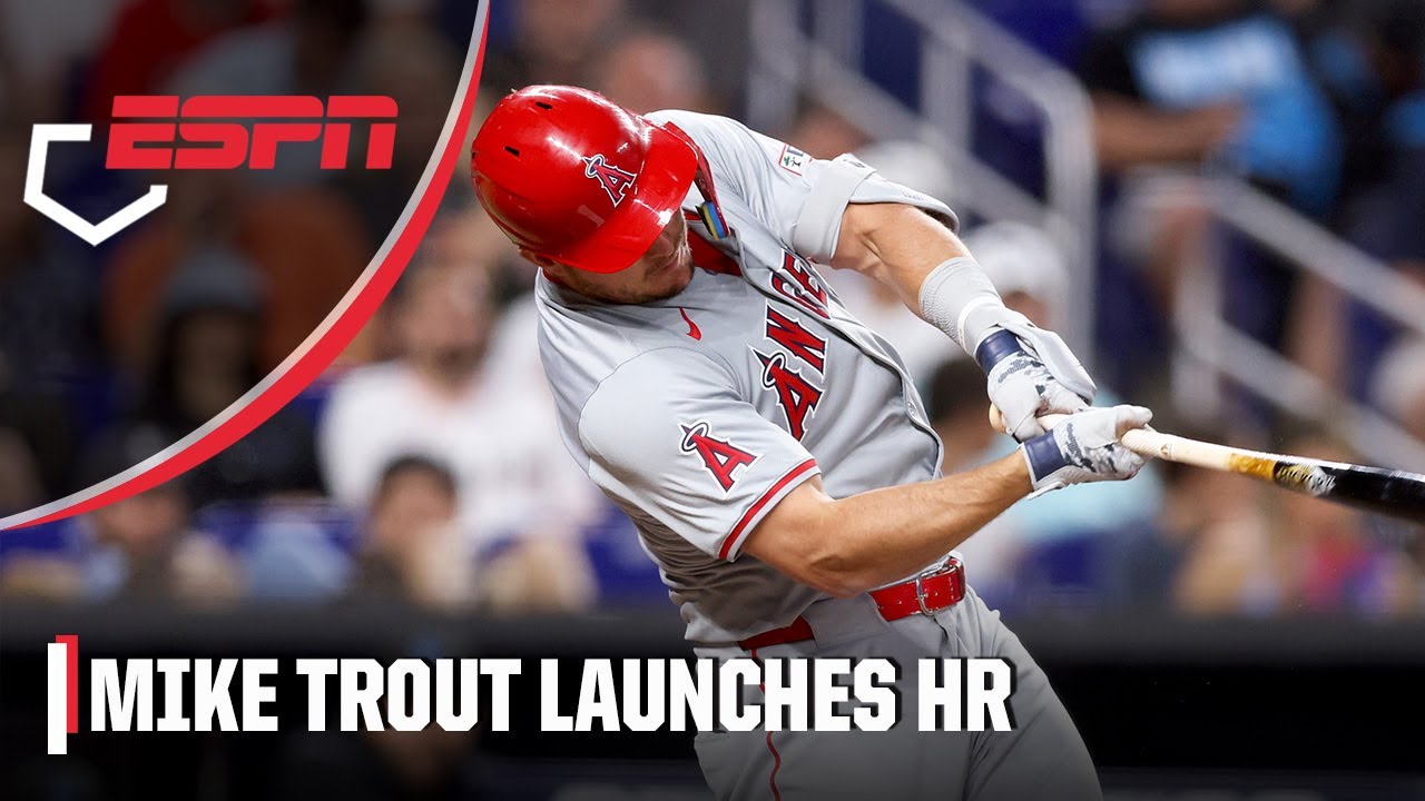 Mike Trout LAUNCHES a 473-foot home run 🚀 | ESPN MLB - YouTube