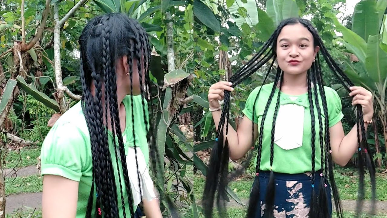 Pertama Kali Kepang Rambut Kecil - YouTube