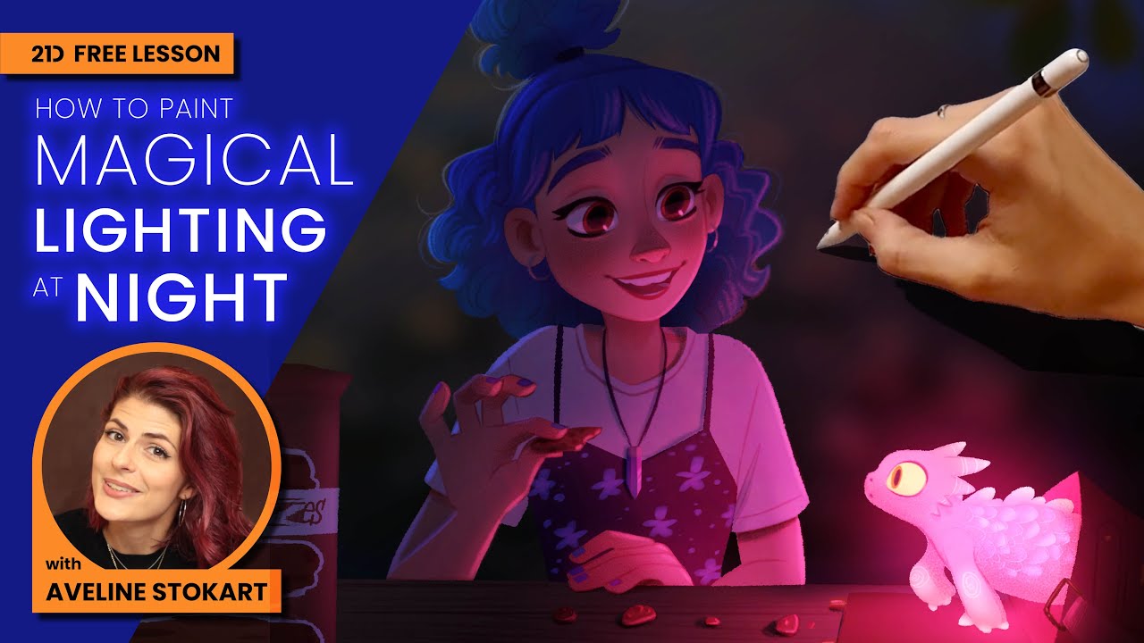 How to Paint Magical Light at Night like a Pro [Lesson 4.6] - YouTube