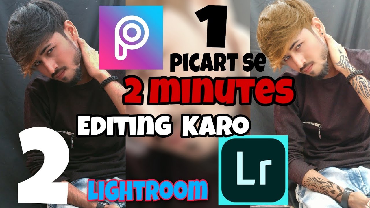 How to picart editing 2 minutes|| picart HD Editing .|| Editing Shahid ...