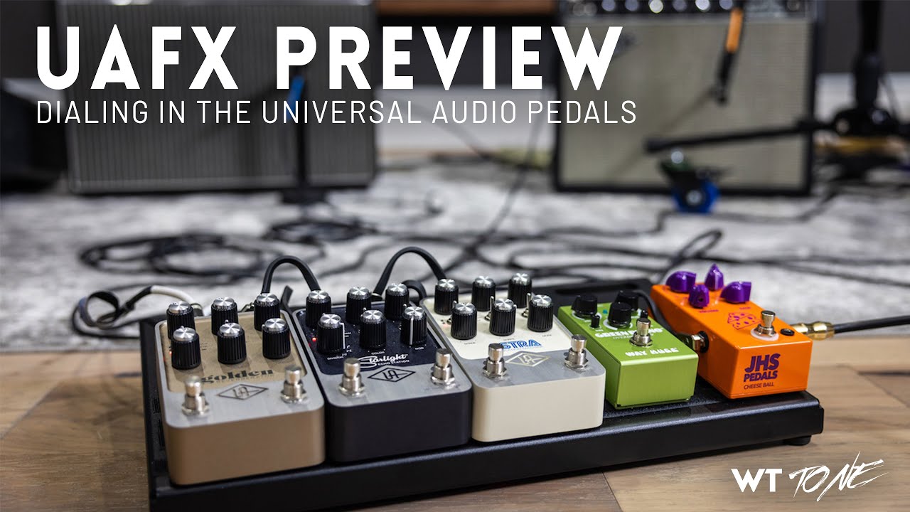 How good are the UAFX Pedals? // UAFX Pedals First Look - YouTube