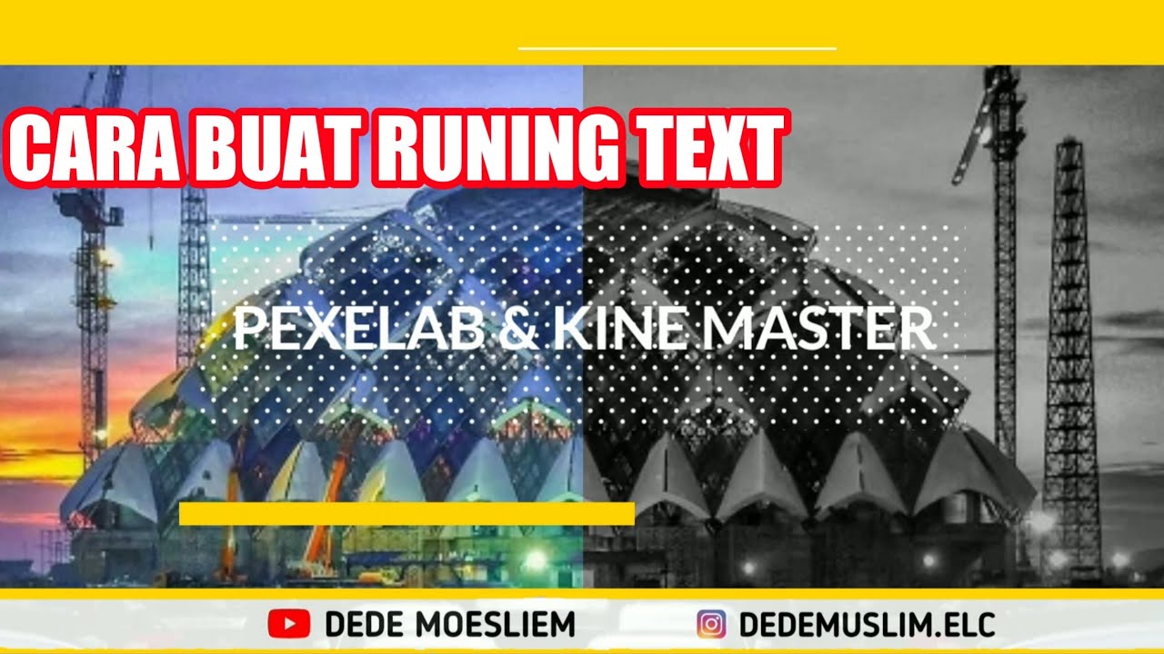 TUTORIAL TEXT BERJALAN | RUNING TEXT | KINEMASTER #tutorialkinemaster # ...