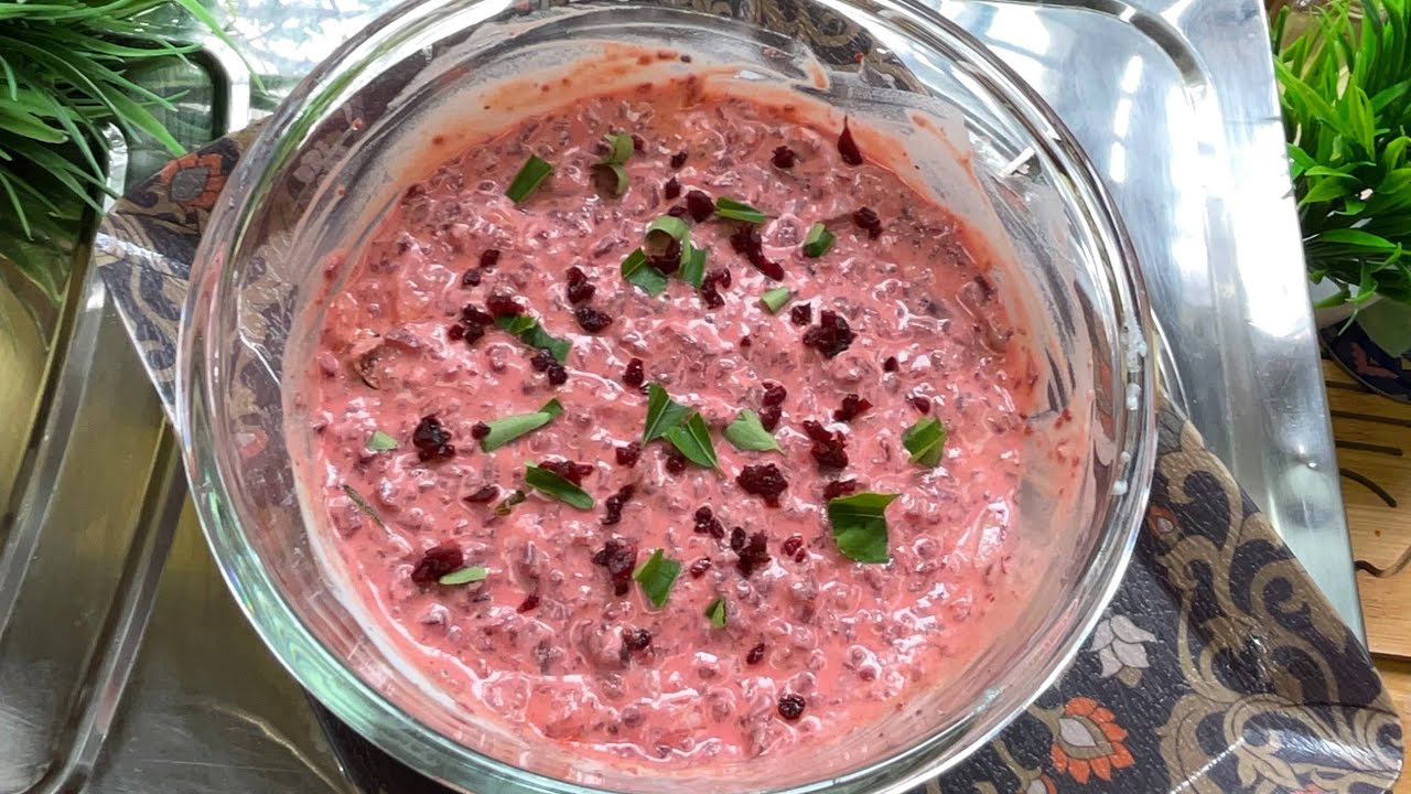 🌸 Beetroot Curd Curry | Easy & Healthy Dahi Curry Recipe For Rice Roti ...