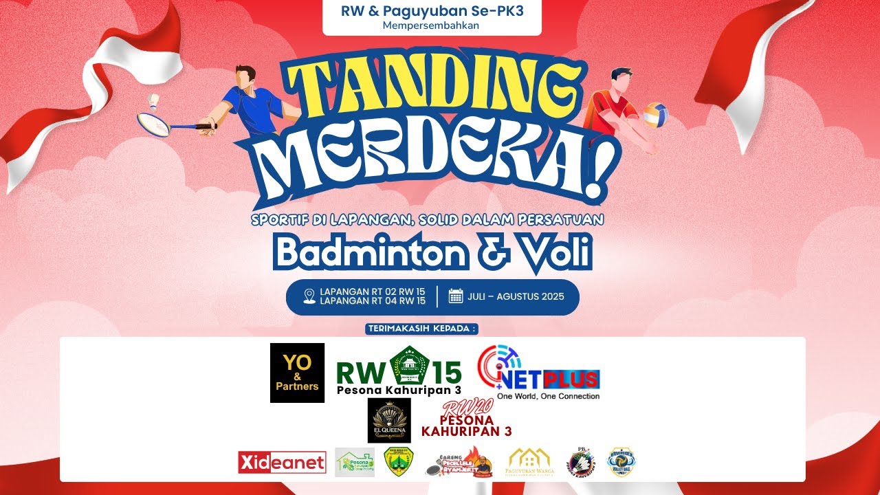 🔴 LIVE | PK3 Volleyball Tournament | Full Day Match | Tanding Merdeka ...