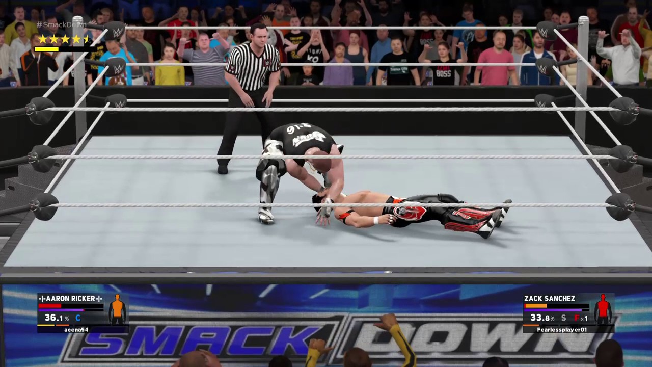 Friday Night SmackDown: Aaron Ricker Vs Zack Sanchez - YouTube