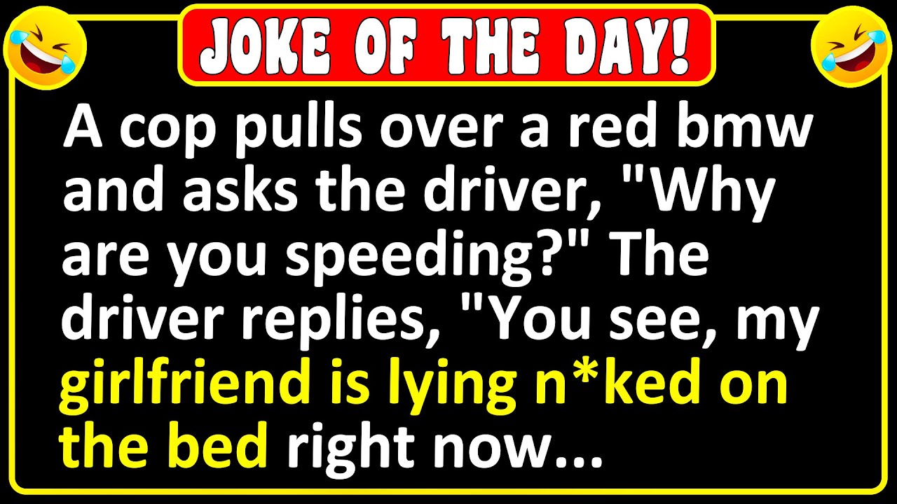 BEST JOKE OF THE DAY! 🤣 A Guy's In A Hurry To See His Girlfriend, BUT ...