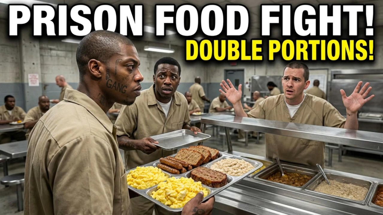 FIGHTING OVER DOUBLE PORTIONS OF FOOD IN THE PRISON LUNCHROOM - YouTube