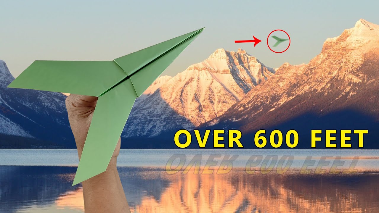 Cool Paper planes: for Fly Long Distances - YouTube