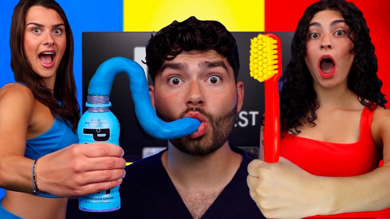 Which COLOR Food Stains Teeth ?? - YouTube