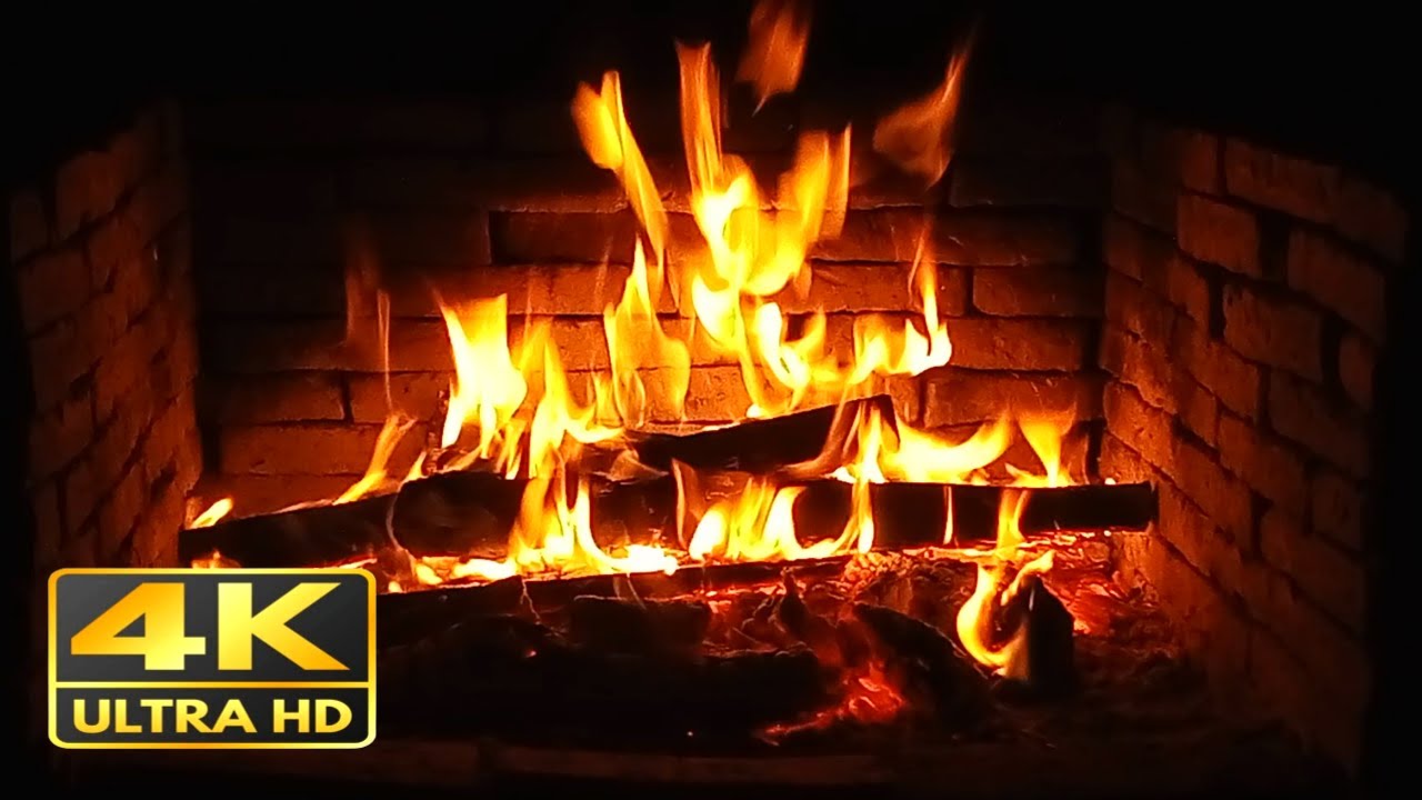 🔥 Best Fireplace Sounds for Sleeping 💤 Fireplace With Crackling Fire ...