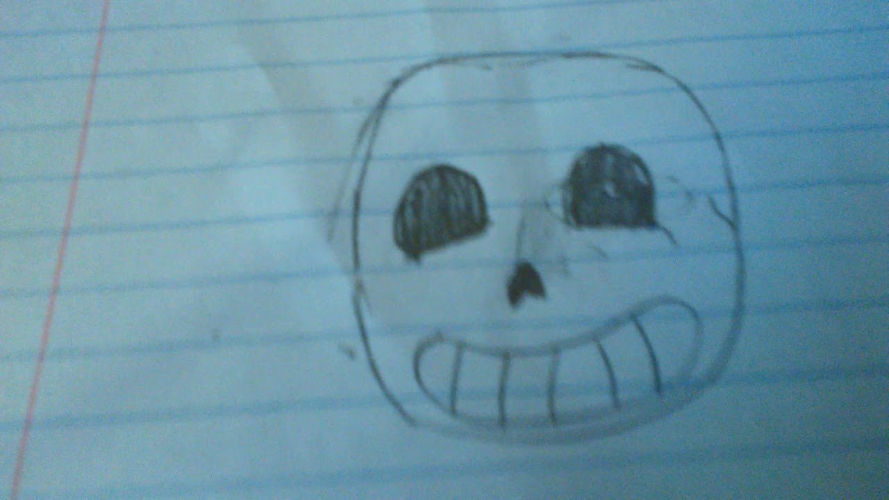 How to draw sans - YouTube