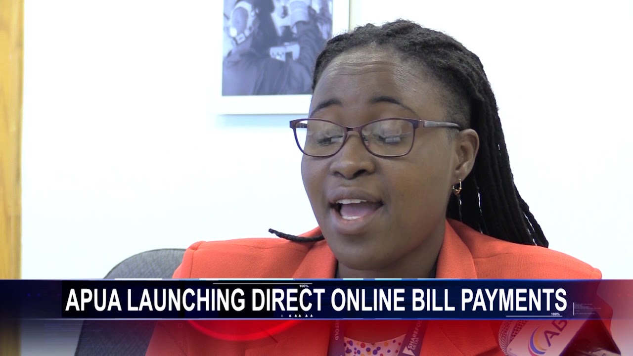 APUA LAUNCHES DIRECT ONLINE BILL PAYMENT - YouTube