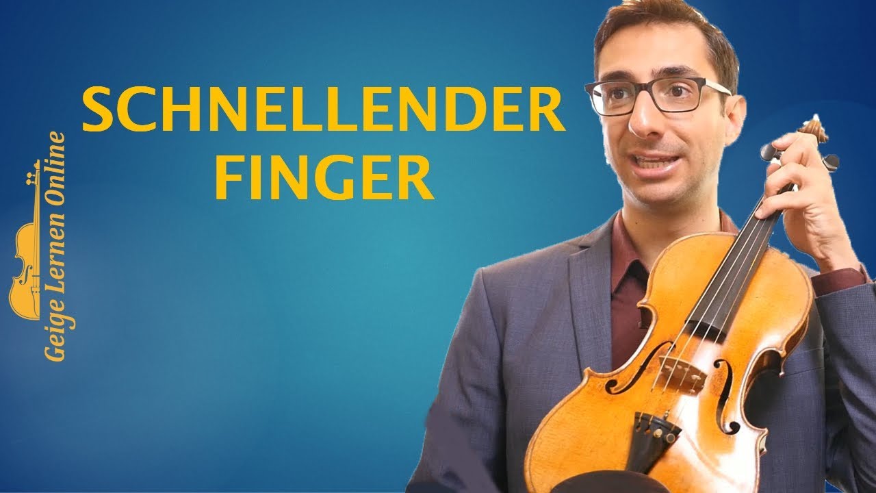 Schnappfinger | Schnellender Finger beim Geigespielen heilen (für immer ...