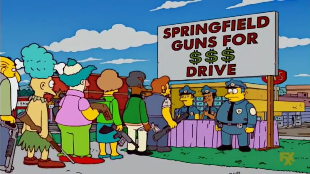 Gun Ban - The Simpsons. - YouTube