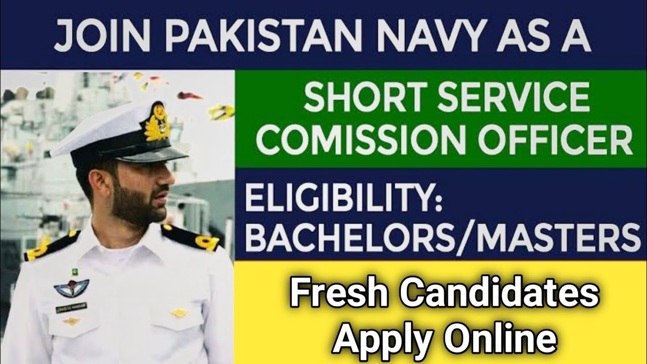 Join Pak Navy through short service commission course SSC and M Cadet ...