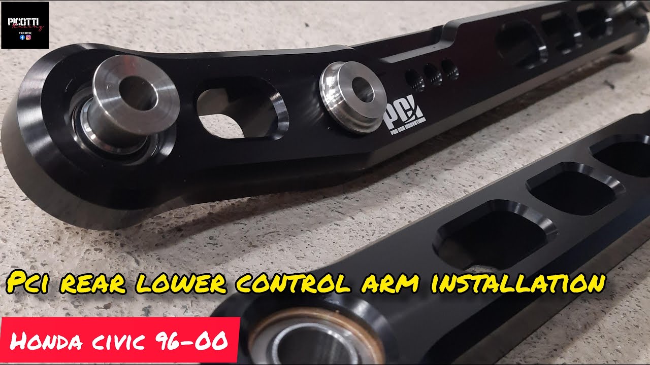 PCI Rear Lower Control Arms installation - YouTube