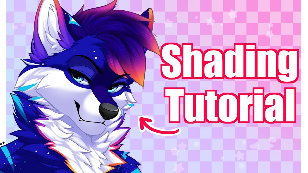 How To Shade A Furry Profile Picture Bust (ft. My Etsy Base) - YouTube