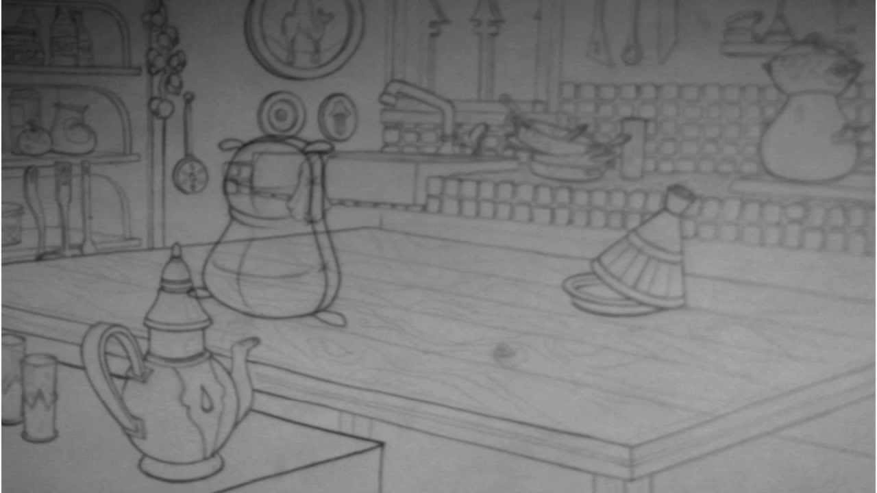 Flour Sack Animation 2D traditional - YouTube