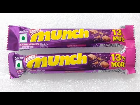 Nestle Munch Unboxing Chocolate Video/ASMR Video/Long Video/Chocolate Video 