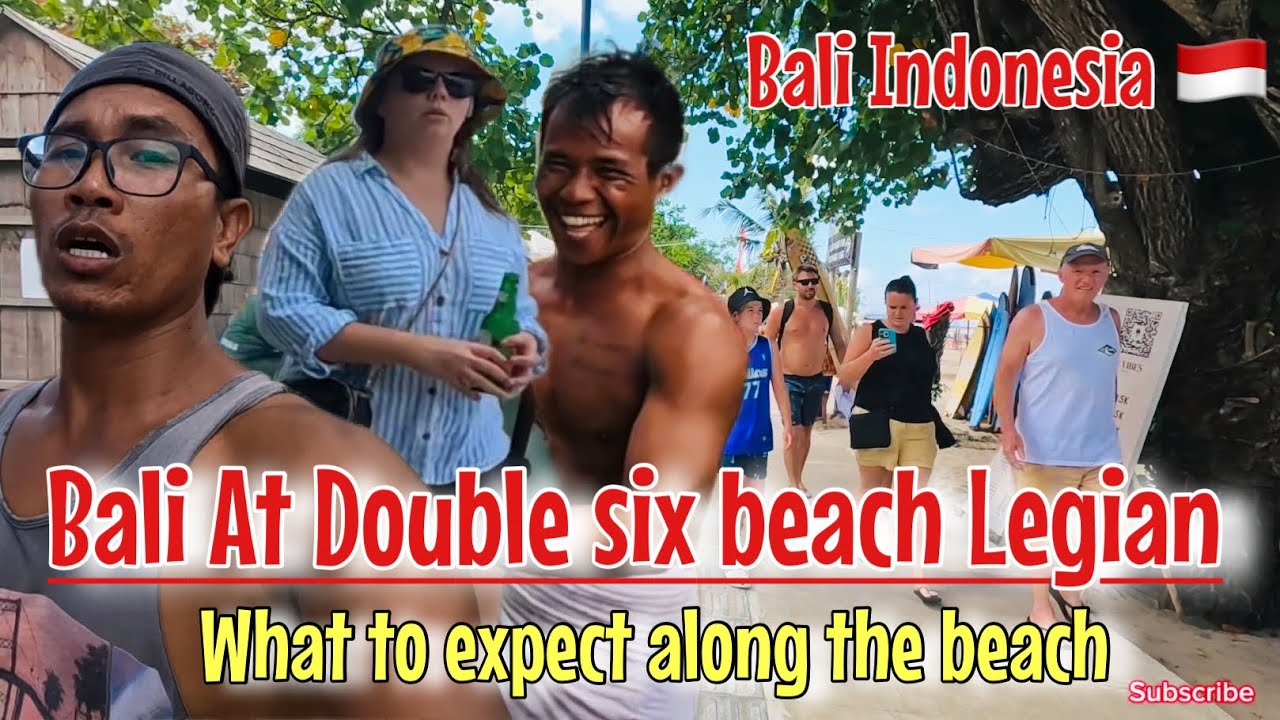 Bali Double six beach Legian today, Here the current situation - YouTube