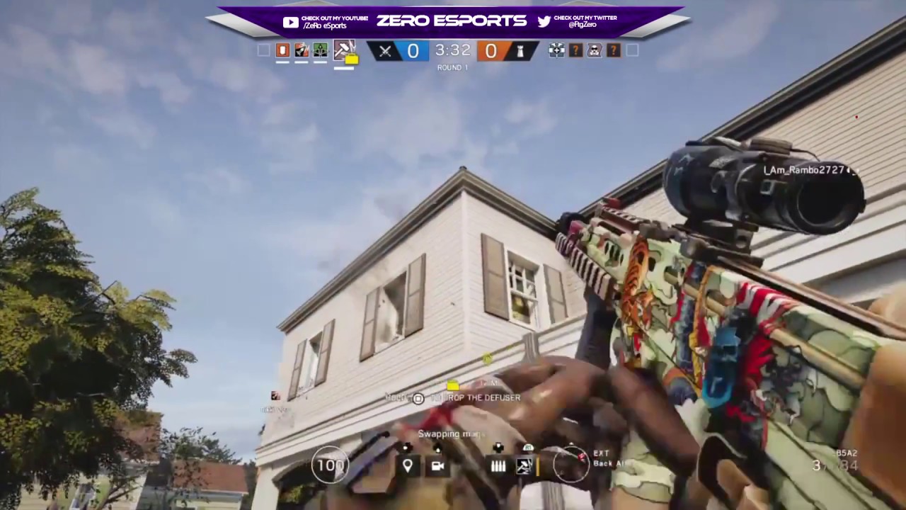 ZeRo VS RITZ [Rainbow Six Siege] PS4 - YouTube