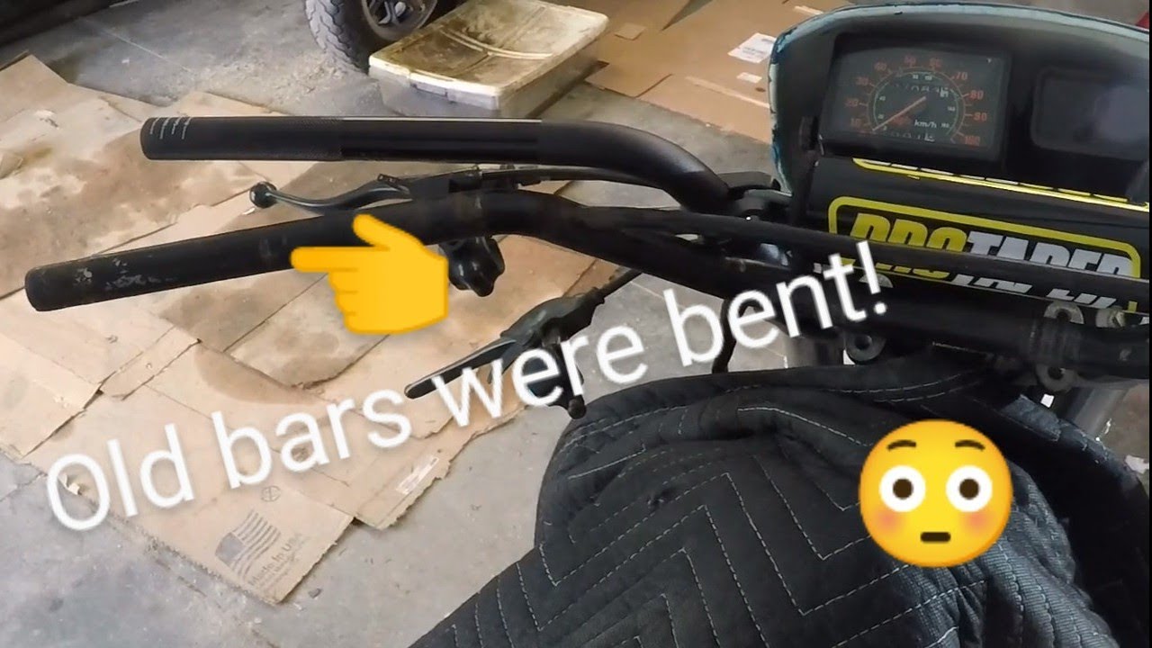 87 XL600R Handlebar Replacement - YouTube