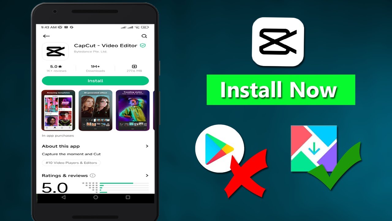 How to download Cap-Cut in India...Best easy way... - YouTube