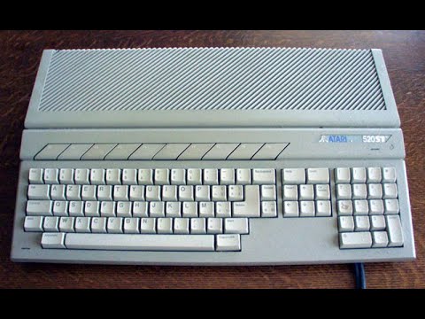 ATARI ST - Démontage 520 STE - YouTube
