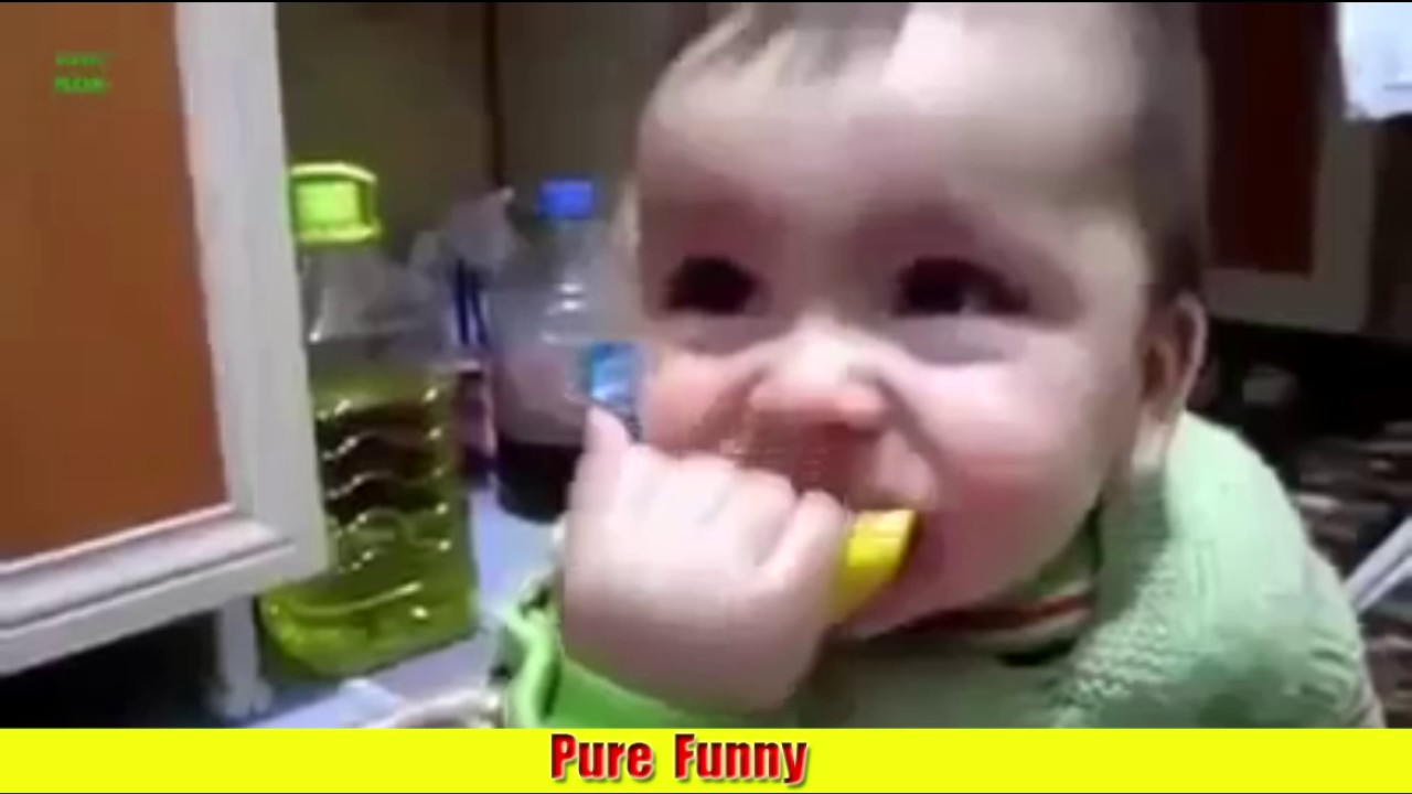 Babies Tasting Lemons, Try Not To Laugh - YouTube