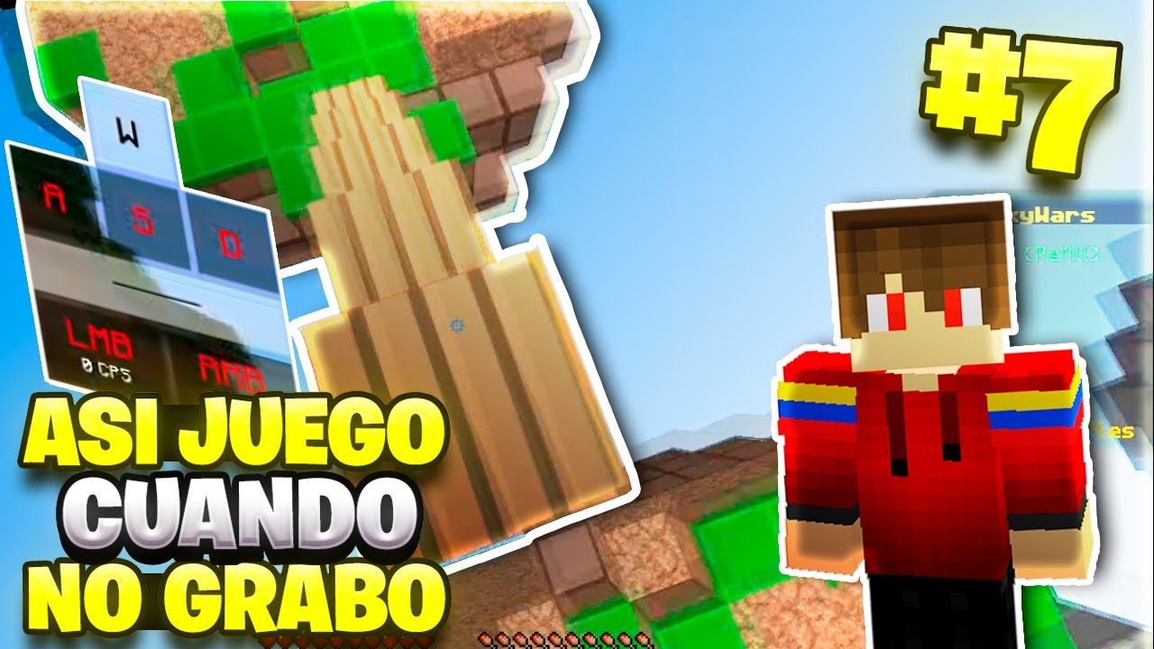 😎 ASI JUEGO CUANDO NO GRABO SKYWARS #7 😱 | ZONECRAFT NETWORK | elCarlitosGamer - YouTube