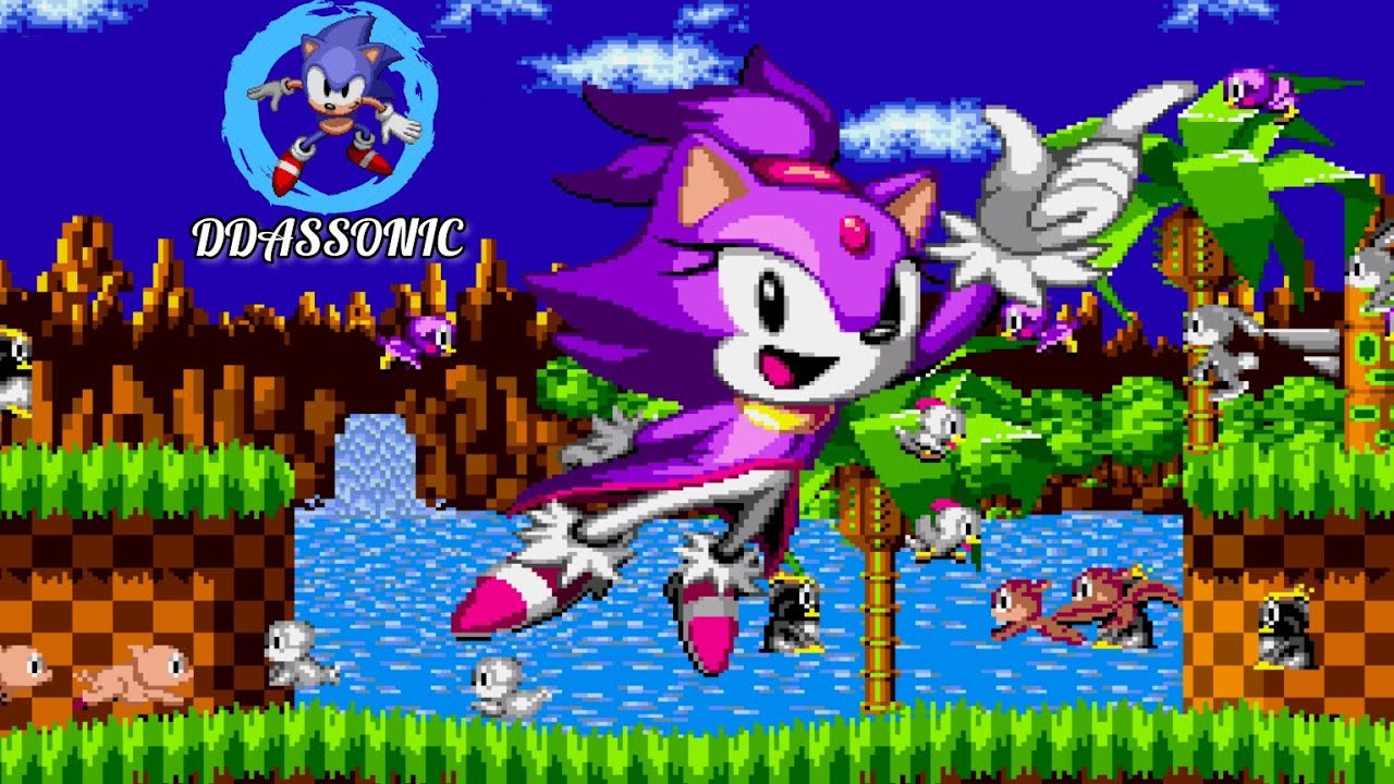 Blaze The Cat in Sonic the Hedgehog 1: Redux (2024) • Sonic Hack ...