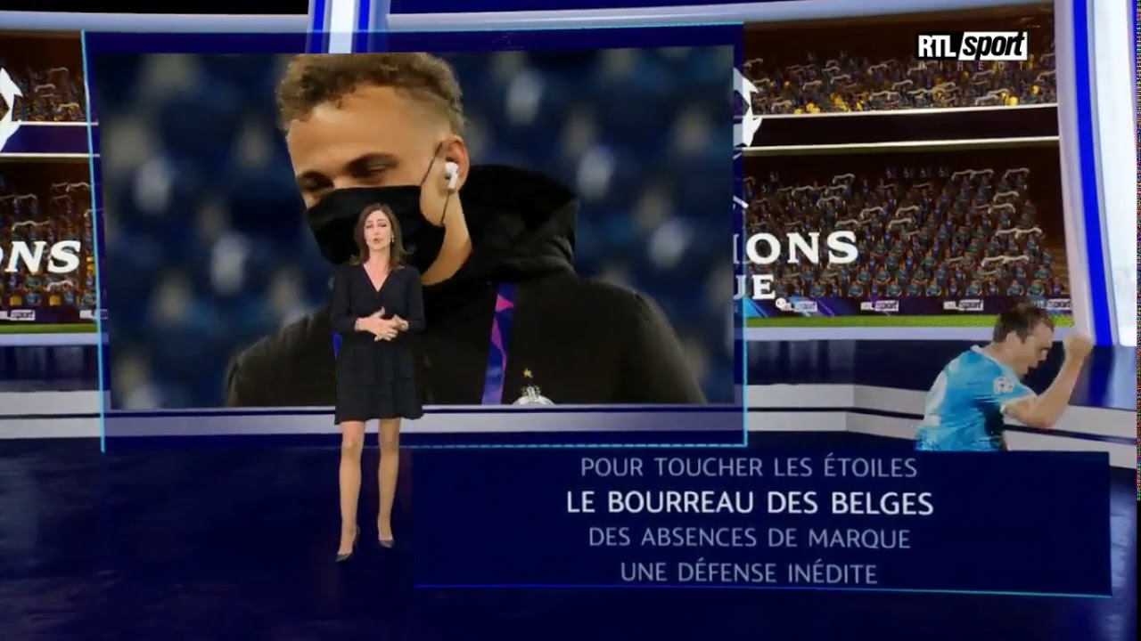 Anne Ruwet RTL Avant match Champions League 20 octobre 2020 - YouTube