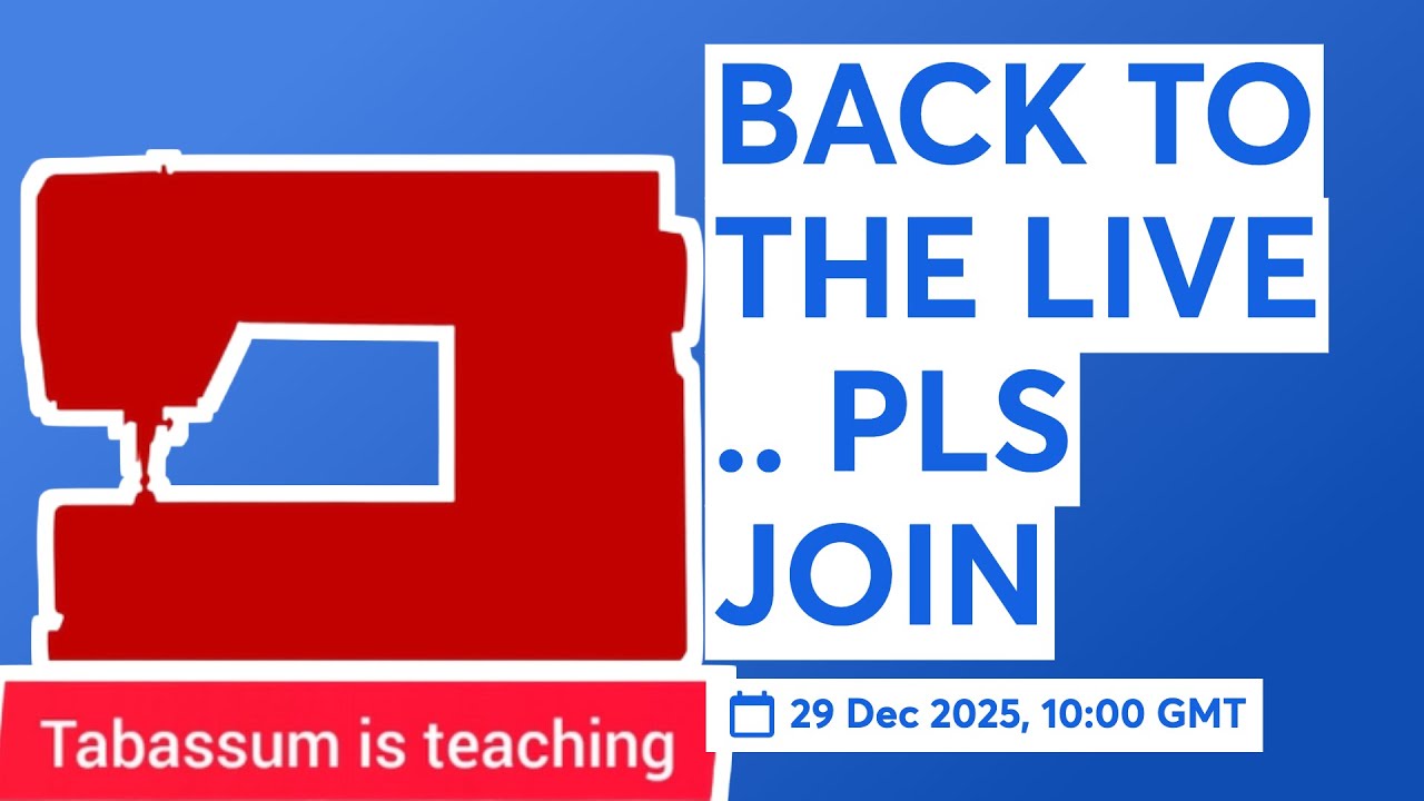 BACK TO THE LIVE .. PLS JOIN - YouTube