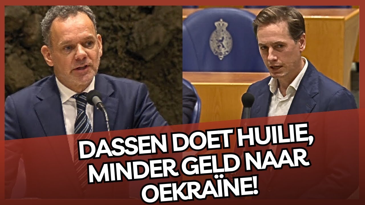 Drammende Dassen niet blij! Minder geld naar Oekraïne! - YouTube