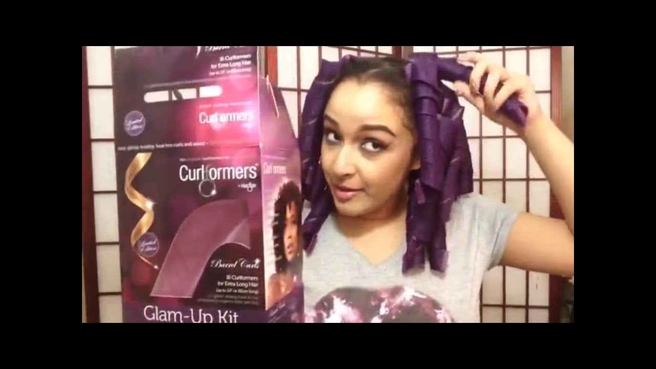 Heatless Barrel Curls With Curlformers Youtube