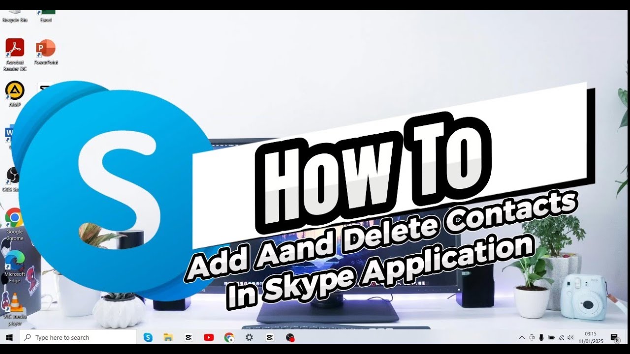 How To Add and Delete Contacts In Skype PC - YouTube