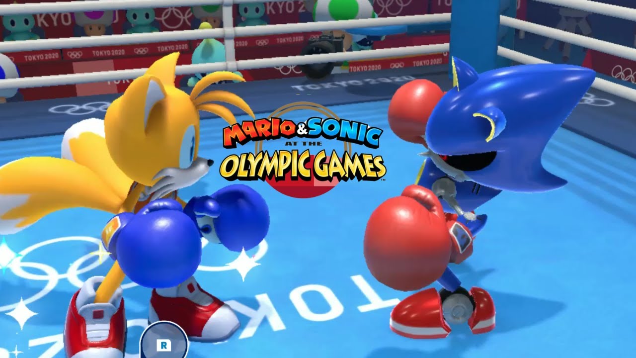 Mario & Sonic At The Olympic Games Tokyo 2020 Event Boxing Tails VS ...