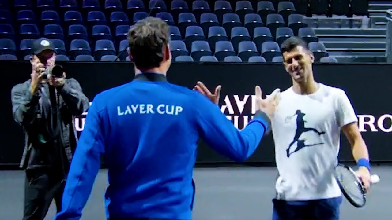 Roger Federer meets ND - Laver Cup 2022 - YouTube