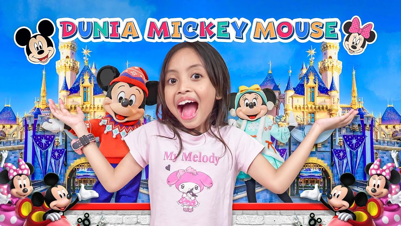 LEIKA MAIN KE DUNIA MICKEY MOUSE BARENG BABY DINAR 😍 LANJUT KE PLAYTOPIA SAMA BESTIE - YouTube