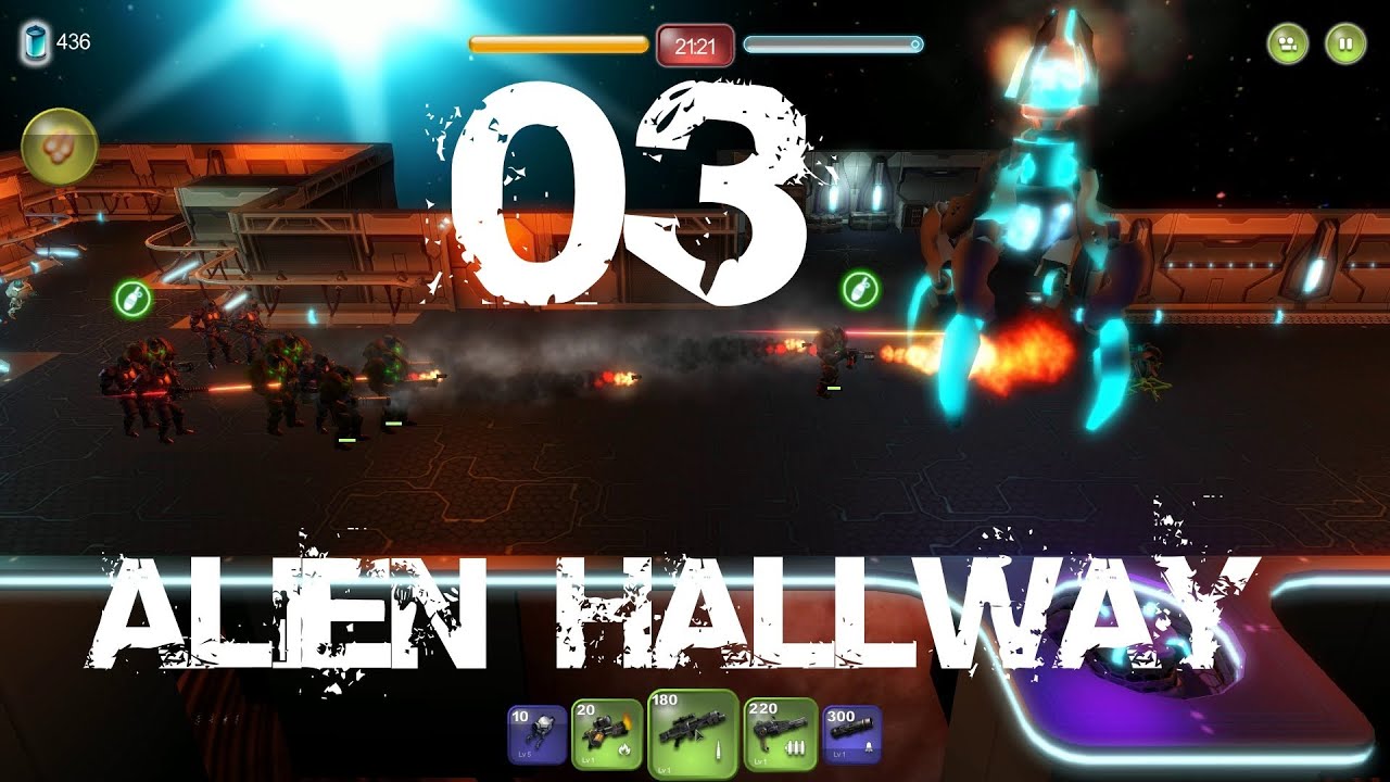 Alien Hallway - Feuerkrieger - #03 - Let's Play Alien Hallway - YouTube