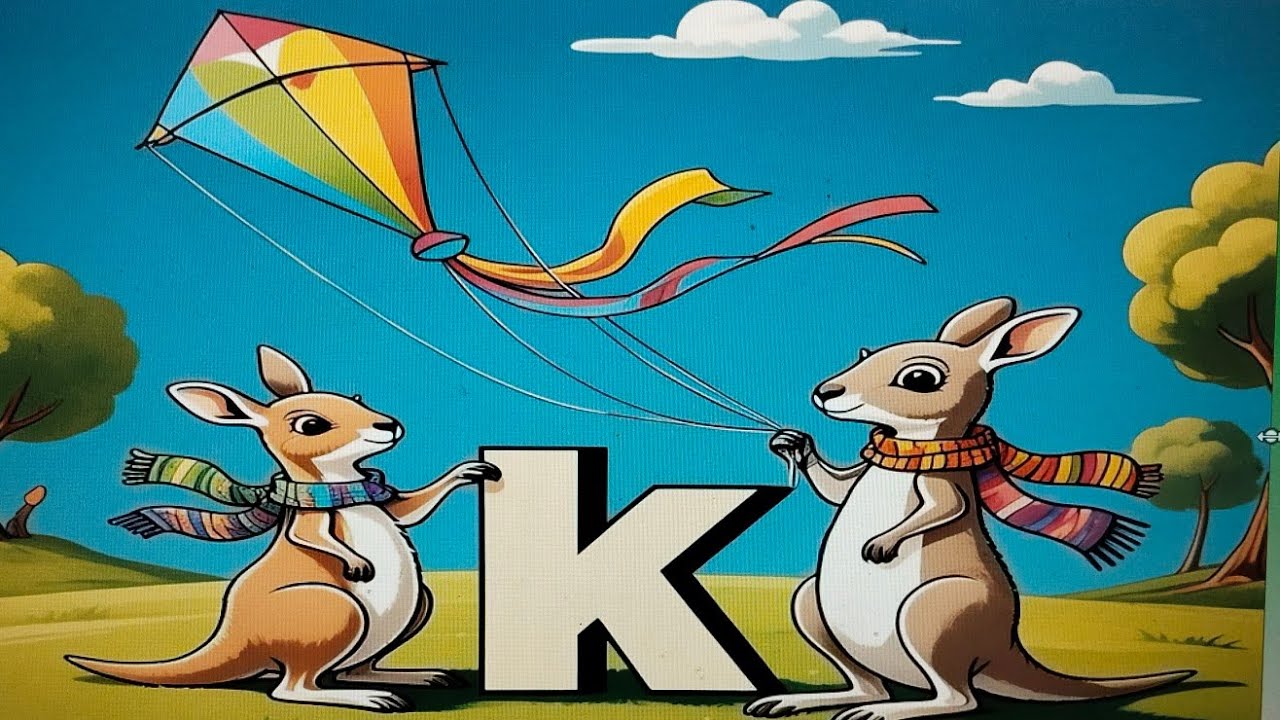 Letter K with phonic sound |Sing and Learn the Alphabet k | UKG, LKG ...